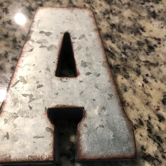 Wall Decor | Galvanized Metal Letter | Poshmark
